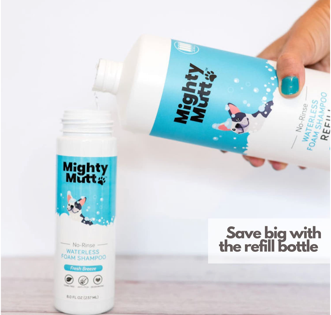 Waterless, No-Rinse Dry Shampoo - Fresh Breeze Refill – MightyMuttLove